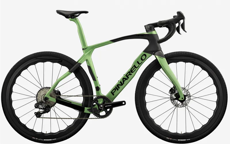 2024 Pinarello Grevil F9 Princeton Grit Wheelset Green